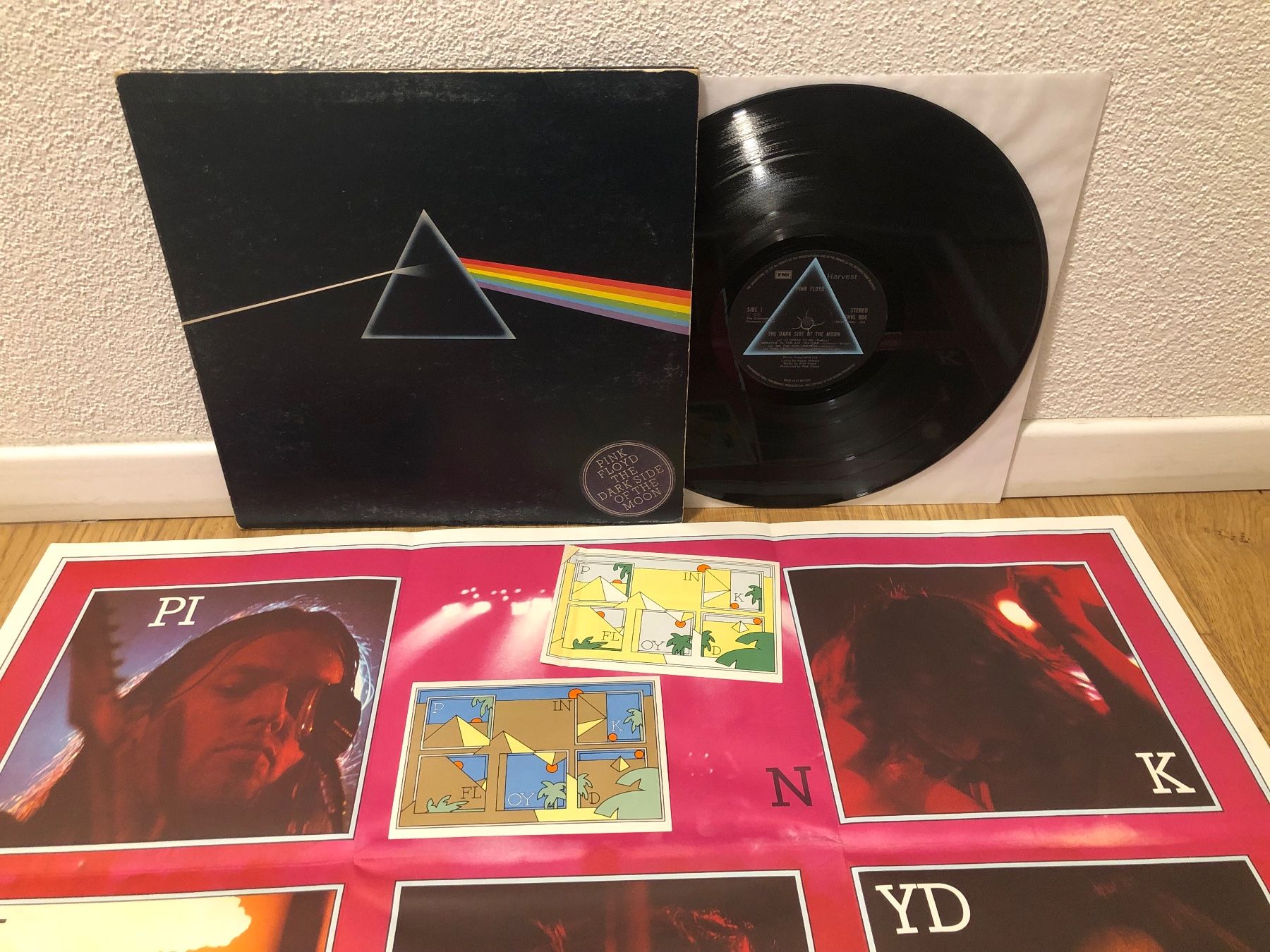 PINK FLOYD - THE DARK SIDE OF THE MOON LP UK 1973 VINYL (Gebraucht) in ...