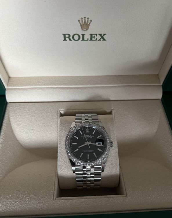 Rolex Datejust mit Diamanten 36mm | Kaufen auf Ricardo