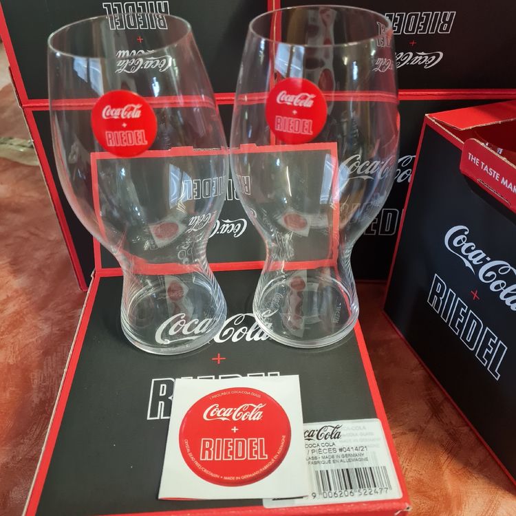 8 Stück Coca Cola + Riedel Gläser | Kaufen auf Ricardo