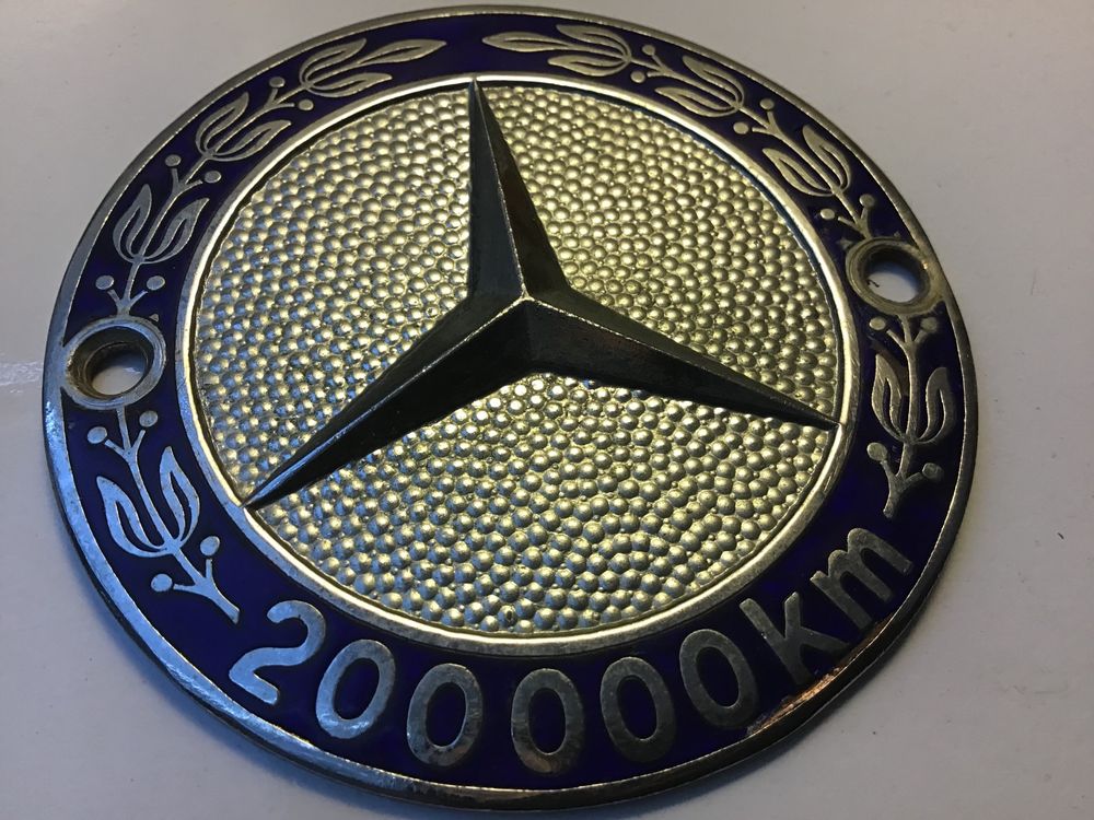 Mercedes-Benz "EMAIL EMBLEM 200000KM" für Kühlergrill | Kaufen auf Ricardo