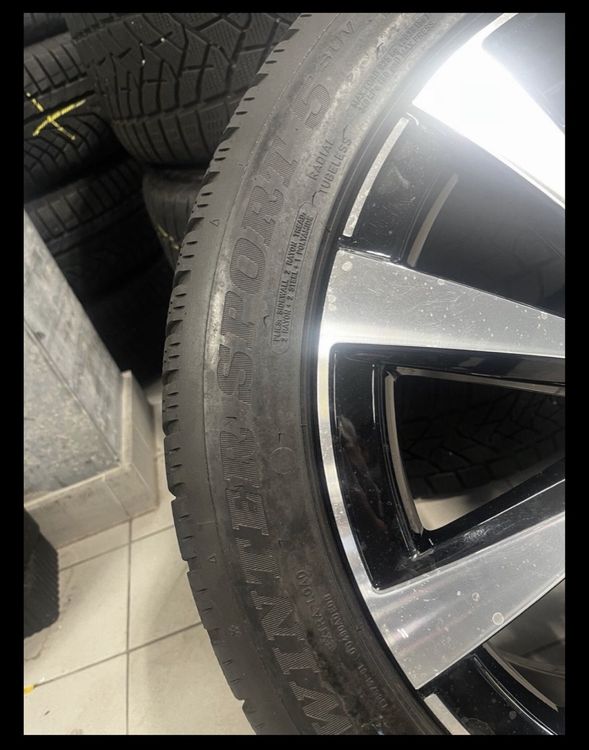 Top Angebot!!! Original Mercedes EQS Felgen mit Winterpneus (Gebraucht ...