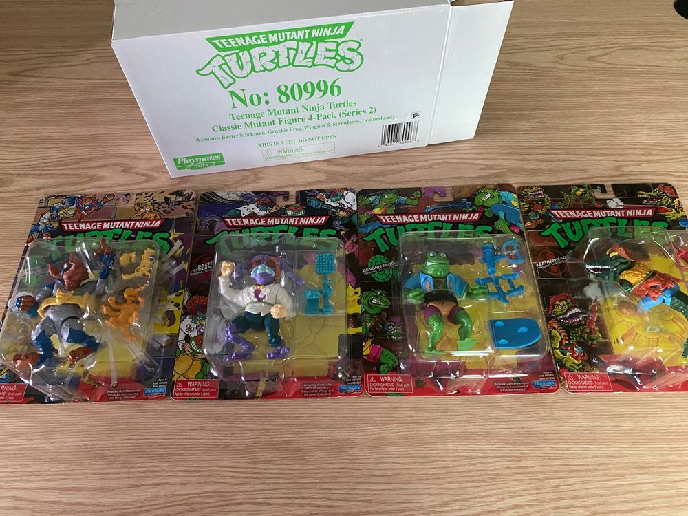 Playmates TMNT Retro Classics 4-Pack (Neu und originalverpackt) in ...