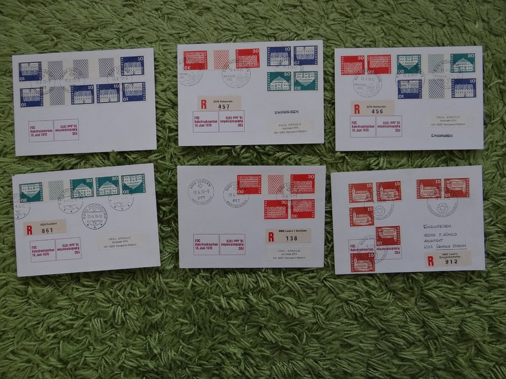 Briefe Kehrdrucke/Zwischenstege ab CHF 1.-- (Gebraucht) in Kriens für CHF 1 – mit Lieferung auf ...