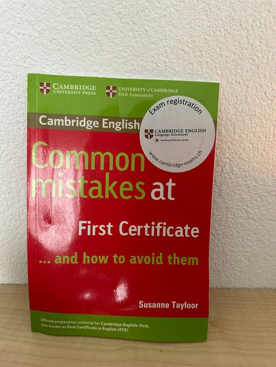 Common mistakes at First Certificate | Kaufen auf Ricardo