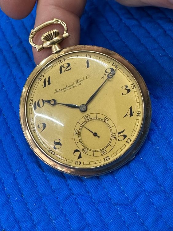 IWC Taschenuhr Gold 14 Karat läuft (Gebraucht) in Winterthur für CHF 618 – mit Lieferung auf ...