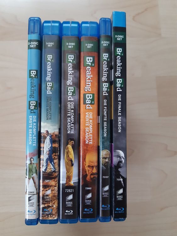 Breaking bad - die komplette Serie auf bluray (Gebraucht) in Brunnadern ...