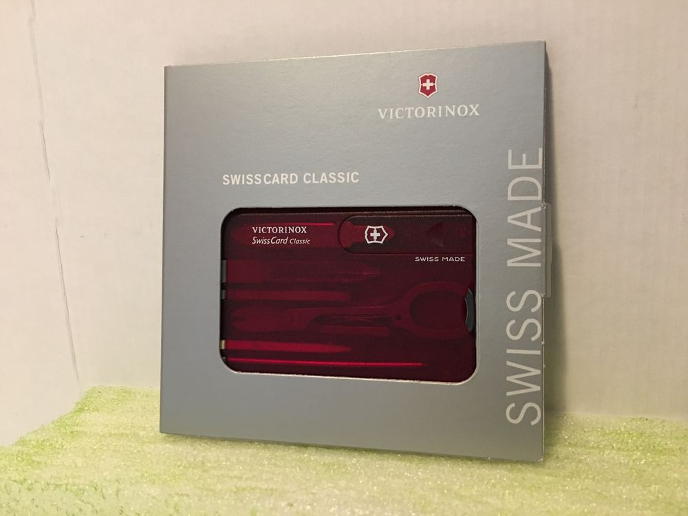 Victorinox - SwissCard Classic red trans - Sackmesser - NEU! (Neu und ...