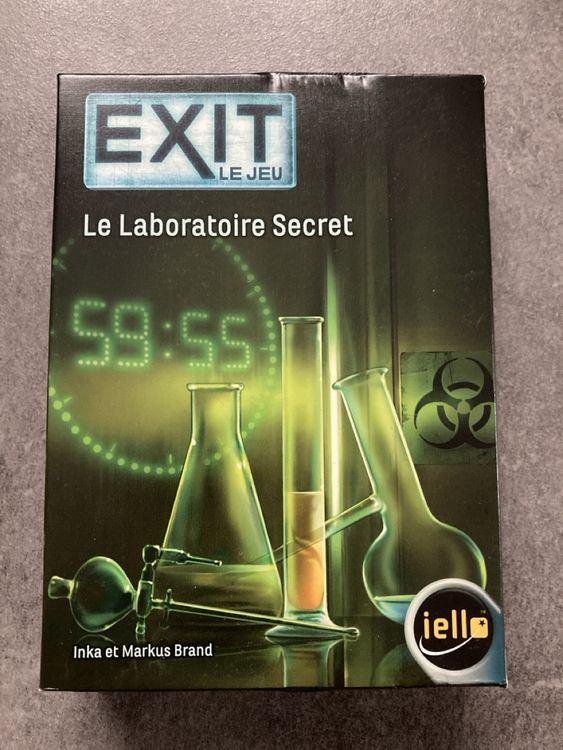 Jeu EXIT "Laboratoire Secret" escape game | Kaufen auf Ricardo