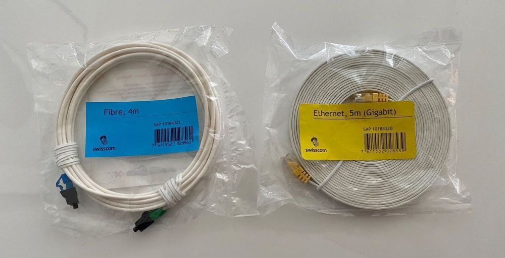 Fibre / Glasfaserkabel 1 Gbit/s 4 Meter | Kaufen auf Ricardo