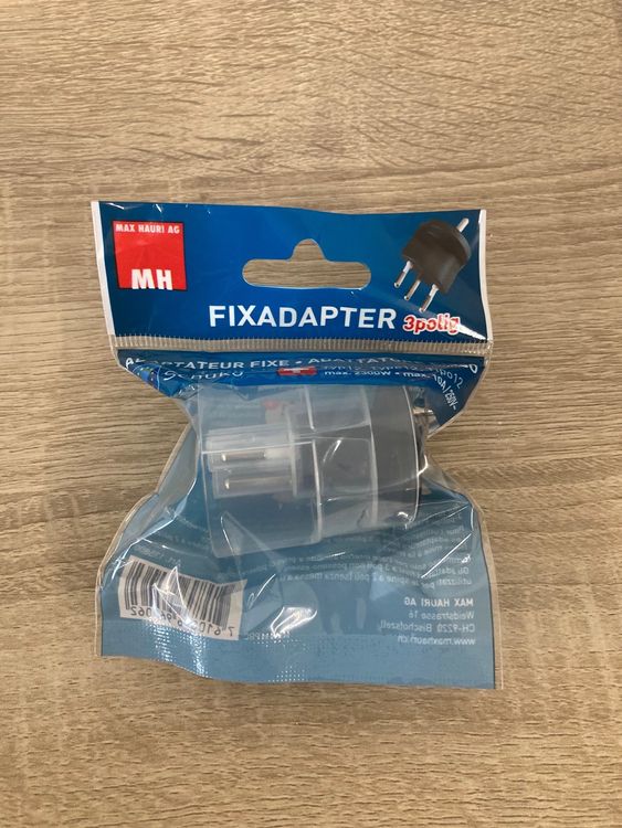 5 Stk Fix Adapter Deutschland- Schweiz Stecker (Neu und ...