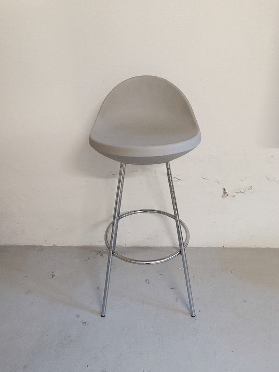 Designer Barhocker Midi Roberto Foschia Chromfuss Barstuhl S (Gebraucht ...