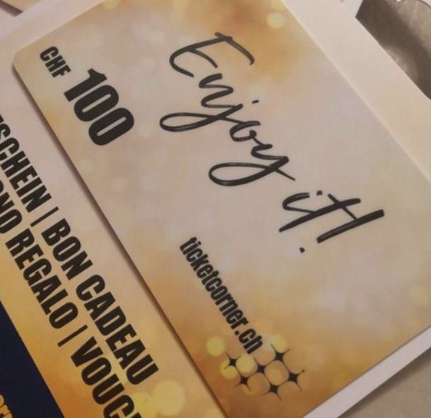 Ticketcorner Gutschein 100 CHF (Neu (gemäss Beschreibung)) in ...
