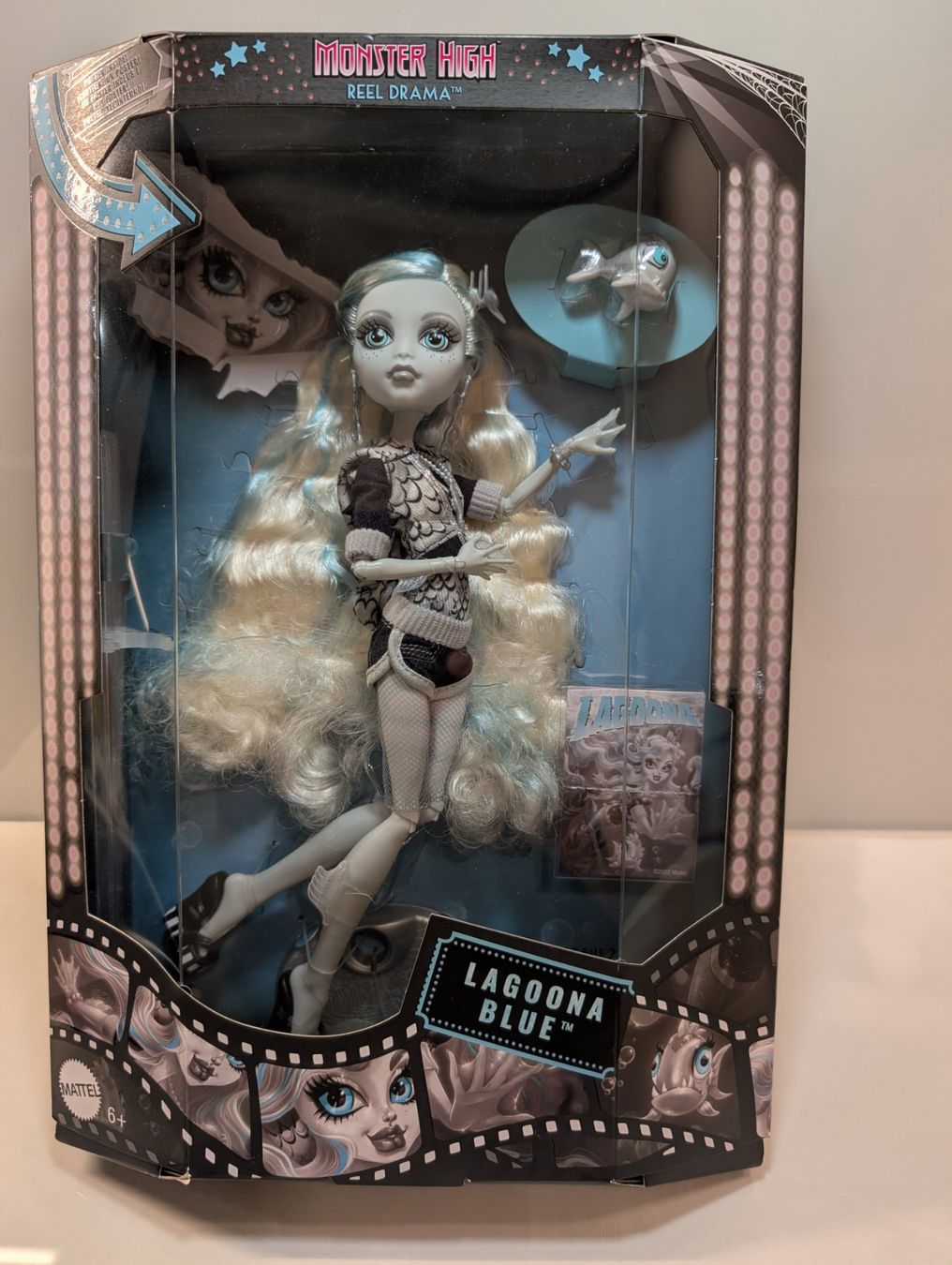 Monster High Reel Drama Lagoona Blue Puppe, Neu, mit Poster! (Neu und ...