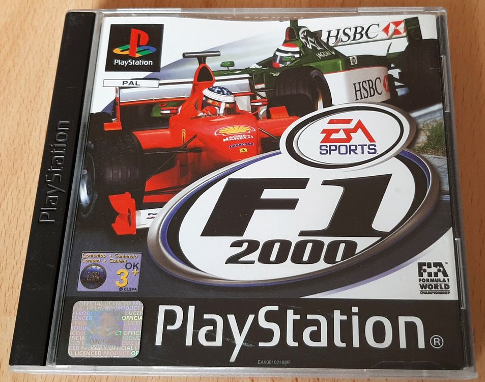 F1 2000 EA Sports PlayStation1 PS1 PS2 + Promo Booklet (Gebraucht) in ...