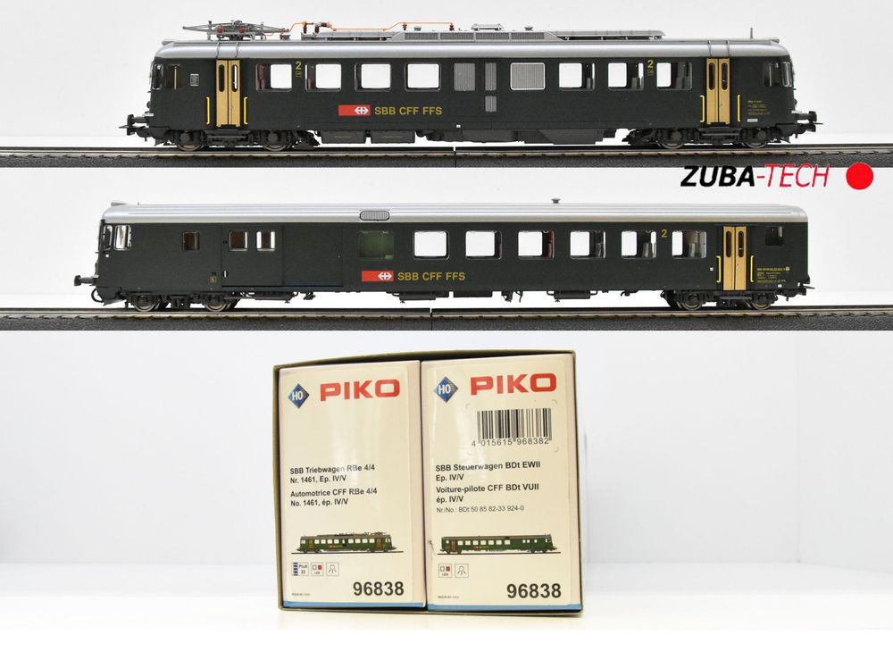 Piko 96838 zwei teiliger Triebzug RBe 4/4 SBB H0 GS Analog (Neu (gemäss ...