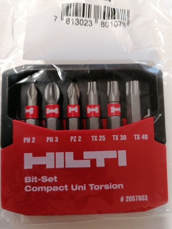 Hilti Bit-Set (Gebraucht) in Au TG für CHF 9 – mit Lieferung auf ...