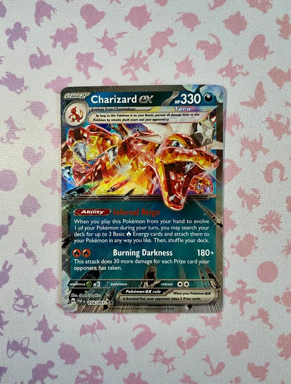 Pokemon Paldean Fates Charizard ex EN #3 (Neu (gemäss Beschreibung)) in ...