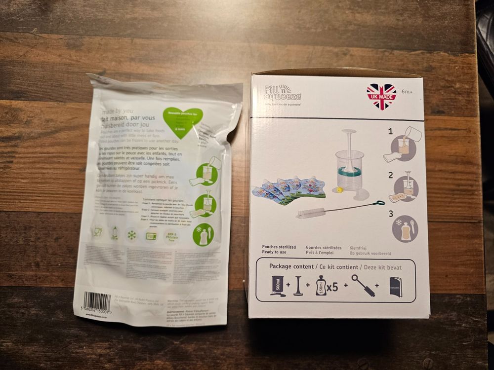 NEU Fill n Squeez e Pouchy - Quetschies zum selbst befüllen (Neu und ...