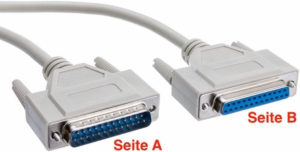 Maxxtro PB-306-30 25-Pin D-Sub Cable 1:1 9m ST/BU Verl. (Neu und ...