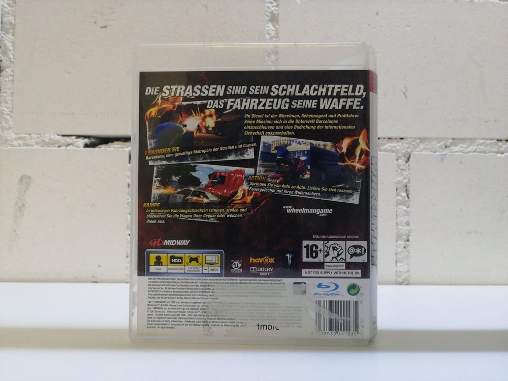 PS3 Vin Diesel Wheelman | Kaufen auf Ricardo