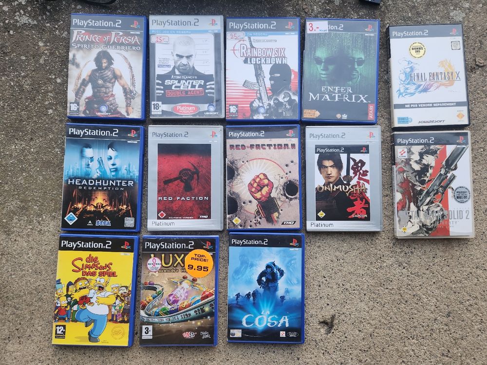 Sony Playstation 2 mit 13 Top Spielen - Nostalgie pur! Ps2 (Gebraucht ...