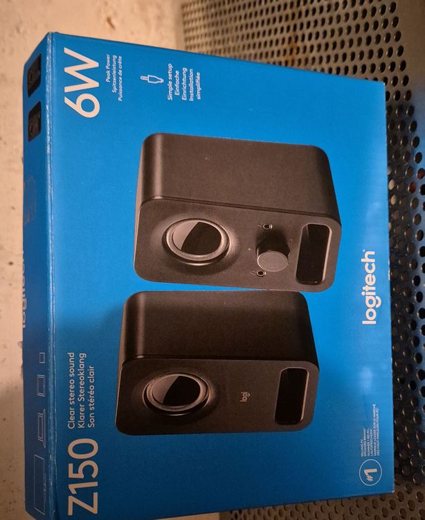 Logitech Z150 Lautsprecher schwarz (Neu und originalverpackt) in St ...