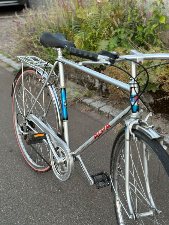 Silbernes Retro Velo Alpha Herrenvelo | Kaufen auf Ricardo