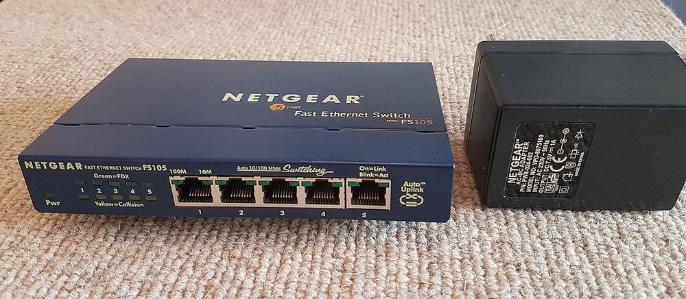 NETGEAR 5-Port Fast Ethernet Switch FS105 (Gebraucht) in Forch für CHF ...