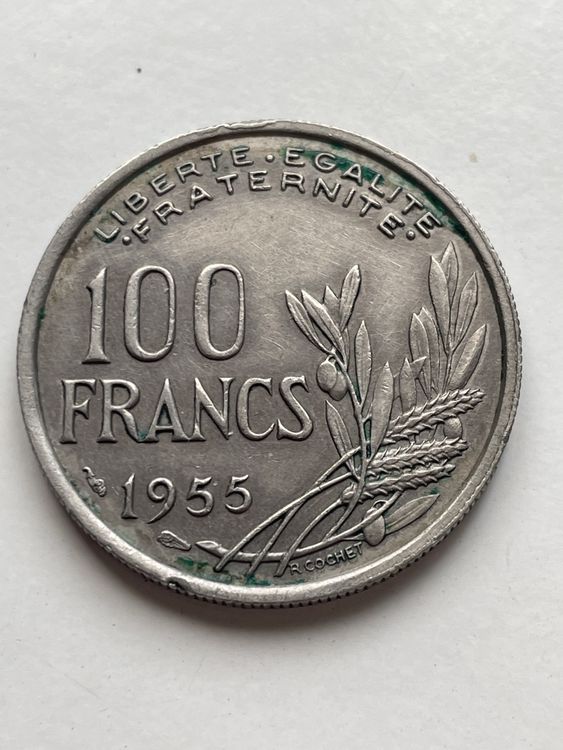 Monnaie France 🇫🇷 1955 100 francs (Gebraucht) in Bussigny für CHF 1 – mit Lieferung auf Ricardo ...