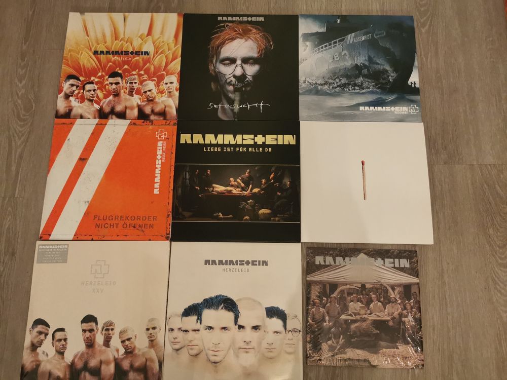 Lot 9 vinyles Rammstein (Neu (gemäss Beschreibung)) in Denezy für CHF ...