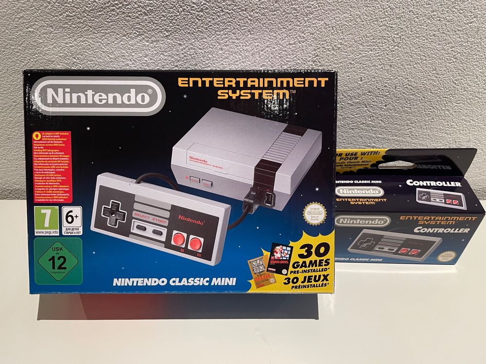 Nintendo Classic Mini NES mit Extra Kontroller | Kaufen auf Ricardo