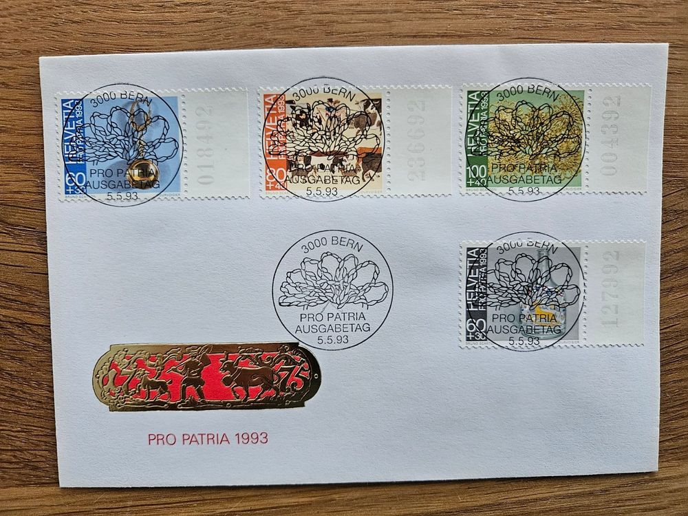 PP 1993 FDC mit ET VOLL TAB RAR!! nur 2.80 (Neu (gemäss Beschreibung ...