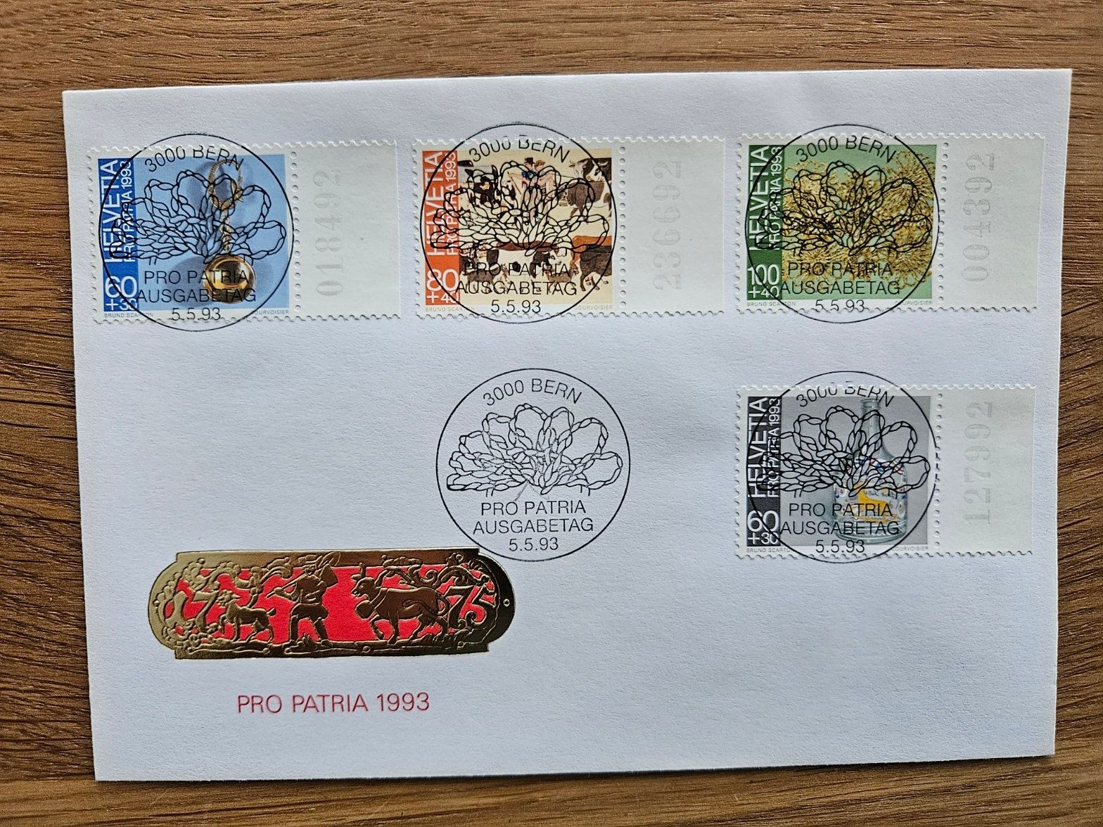 PP 1993 FDC mit ET VOLL TAB RAR!! nur 2.80 (Neu (gemäss Beschreibung ...