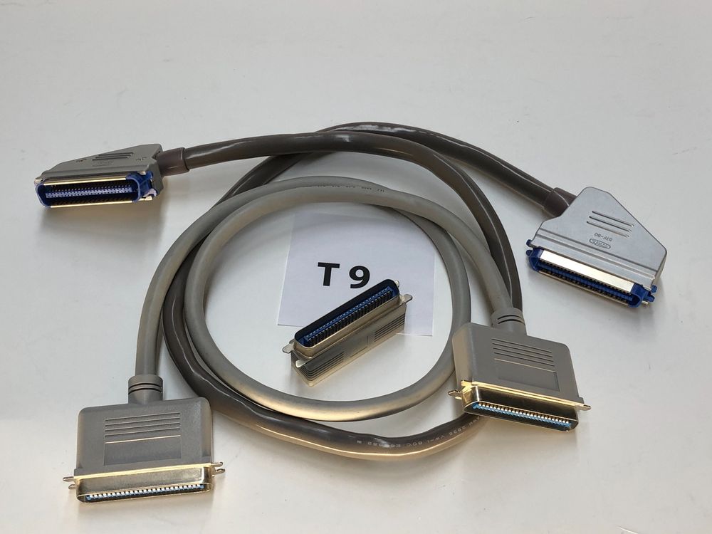 2x SCSI Kabel (T9) - Centronics 50 Male / Centronics 50 Mal | Kaufen ...