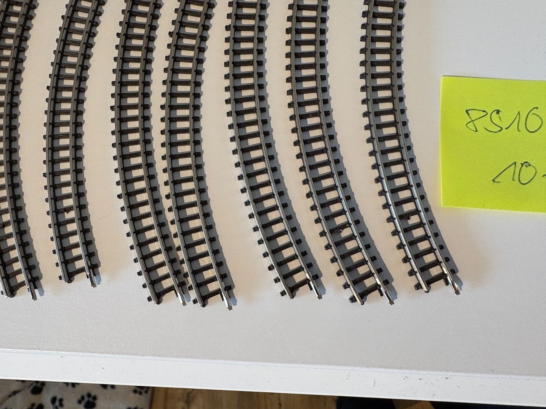 MÄRKLIN SPUR Z 8510 GEBOGENES GLEIS RADIUS 145 mm (Gebraucht) in ...