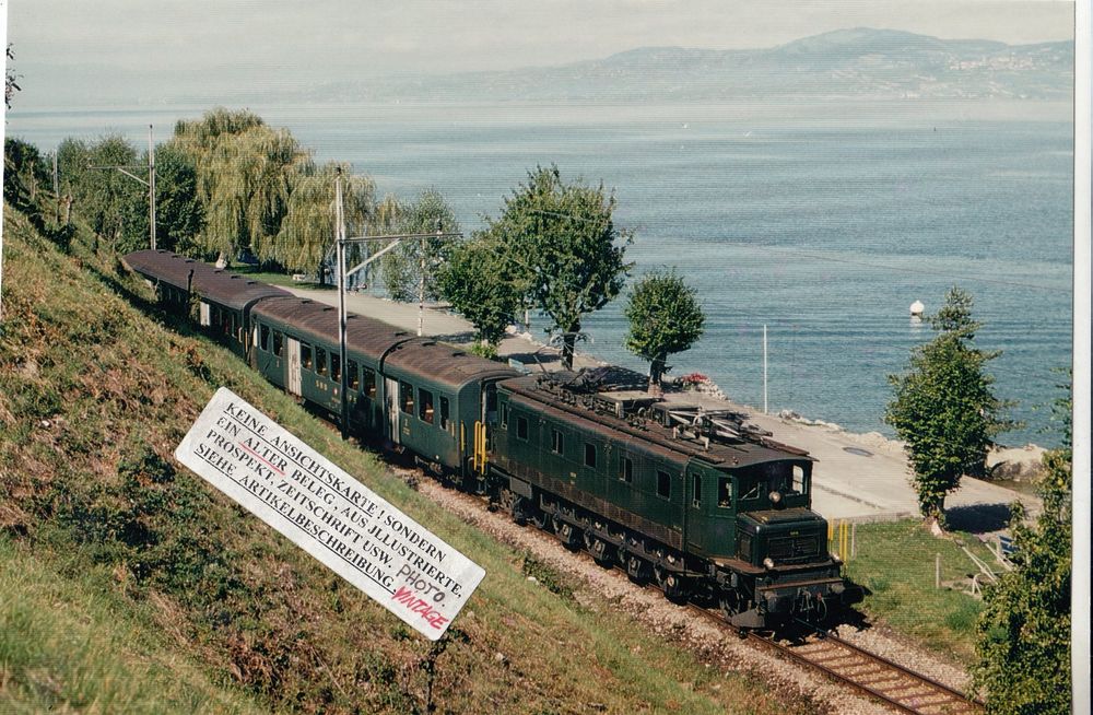 EISENBAHN 1992 ST, GINGOLPH-BOUV,- Ae 4/7 10978 PHOT. MICHEL | Kaufen ...