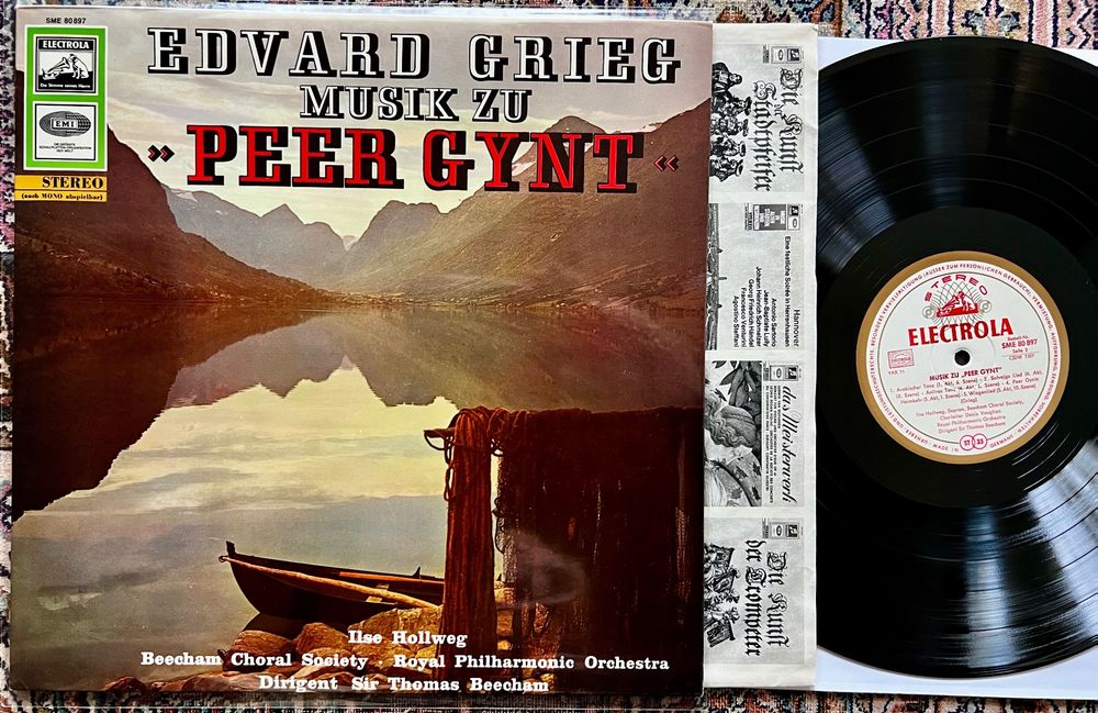 Grieg Peer Gynt Beecham DE ED1 STEREO COLUMBIA LP 🛀 (Gebraucht) in ...
