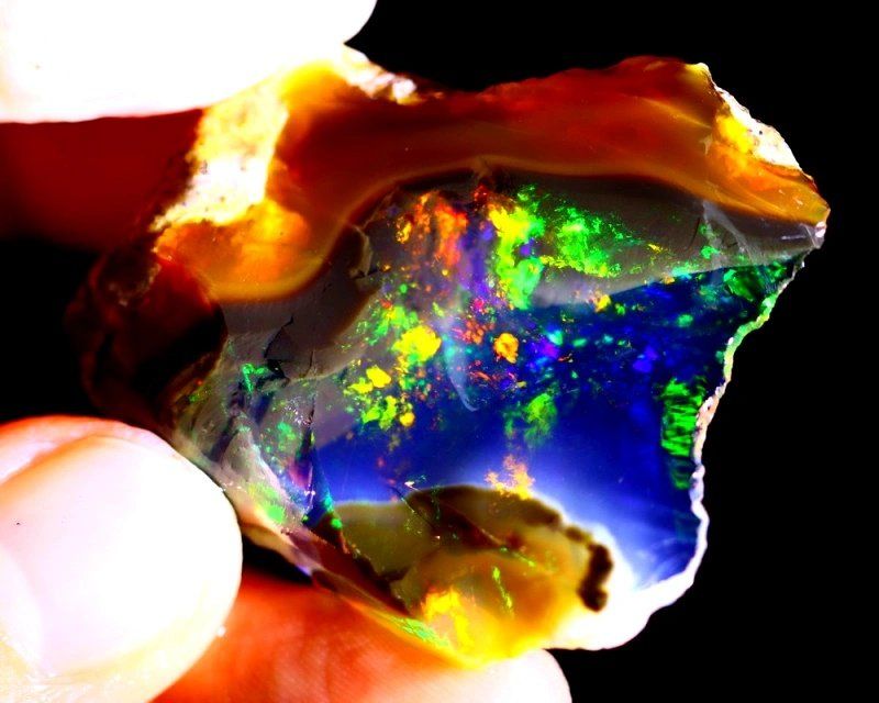 TOP-Feueropal roh, voller Funken, 61 Karat, CR8833 (Neu und originalverpackt) in Reinach für CHF ...