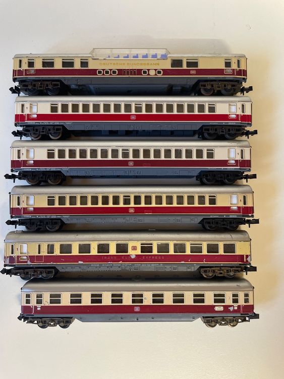 Minitrix 6 teiliger TEE der DB, Spur N (Gebraucht) in Wilderswil für ...