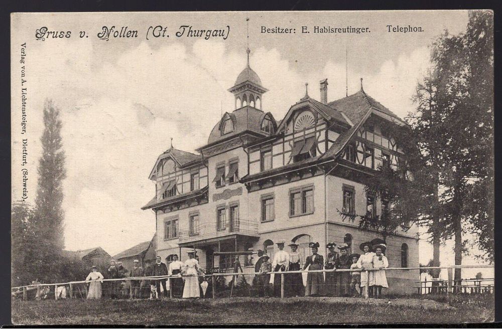 Gruss v. Nollen - Besitzer E. Habisreutinger 1907 (Gebraucht) in Aarau ...