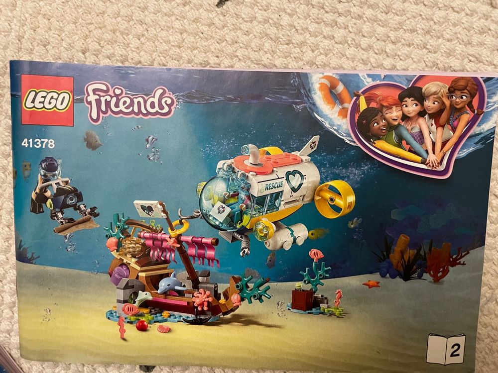 Lego 41378 Friends Rettungs-U-Boot für Delfine (Gebraucht) in Stein am ...