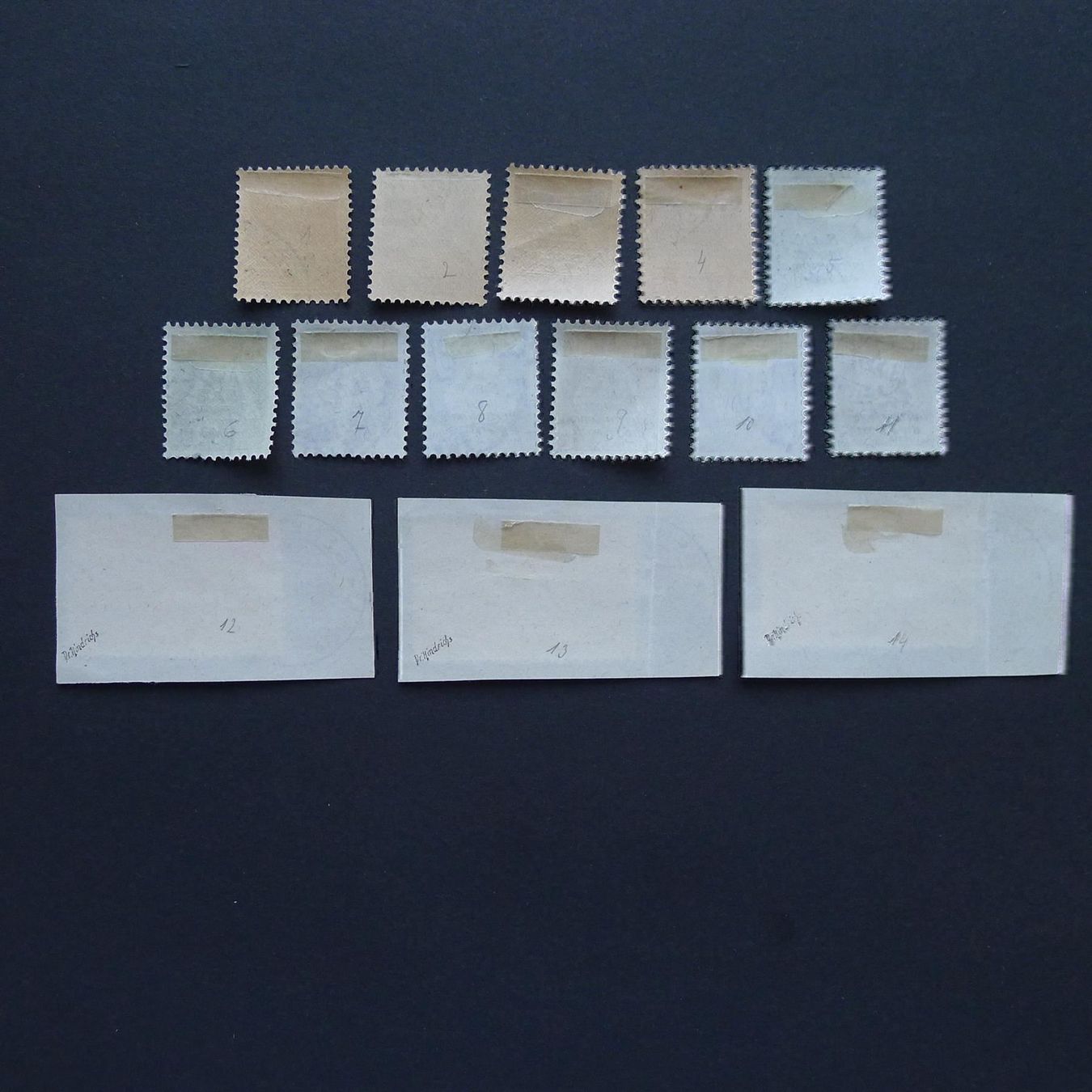 1923 BIT Nr. 1 - 14 gestempelt SBK 570.- ab Fr. 1.- (Gebraucht) in ...