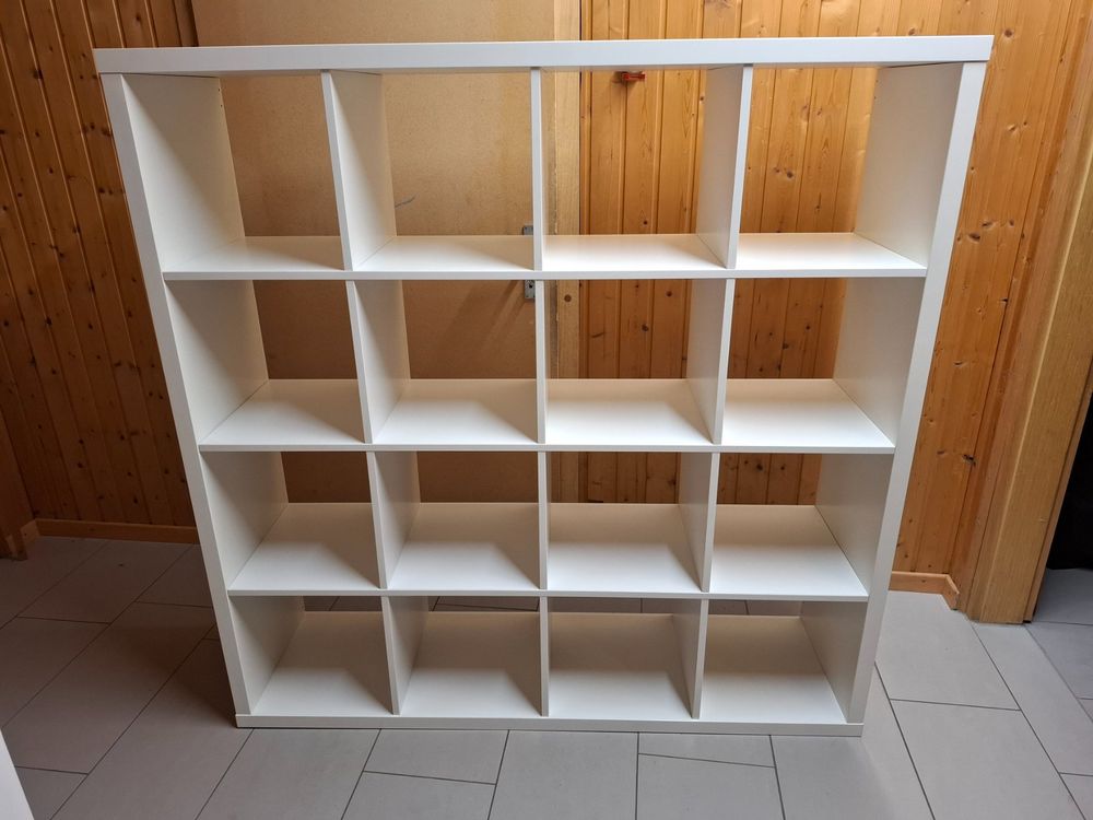 Grosses Ikea Kallax Regal in Weiss, 20 Fächer (Gebraucht) in Hirzel für ...