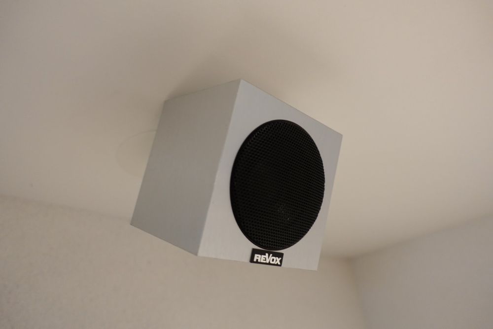 Revox Re:Paar Sound S Cube Alu Silber inkl. Halterung (Gebraucht) in St ...