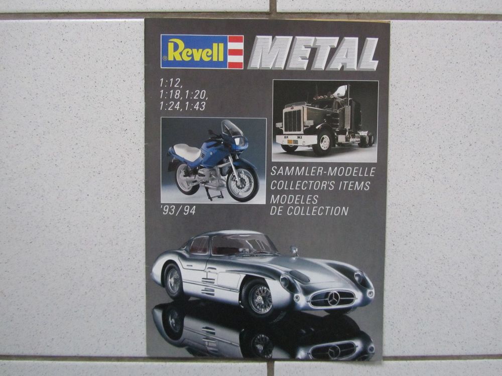 Revell Metal, Automodell Katalog von 1993 / 1994 (Gebraucht) in ...