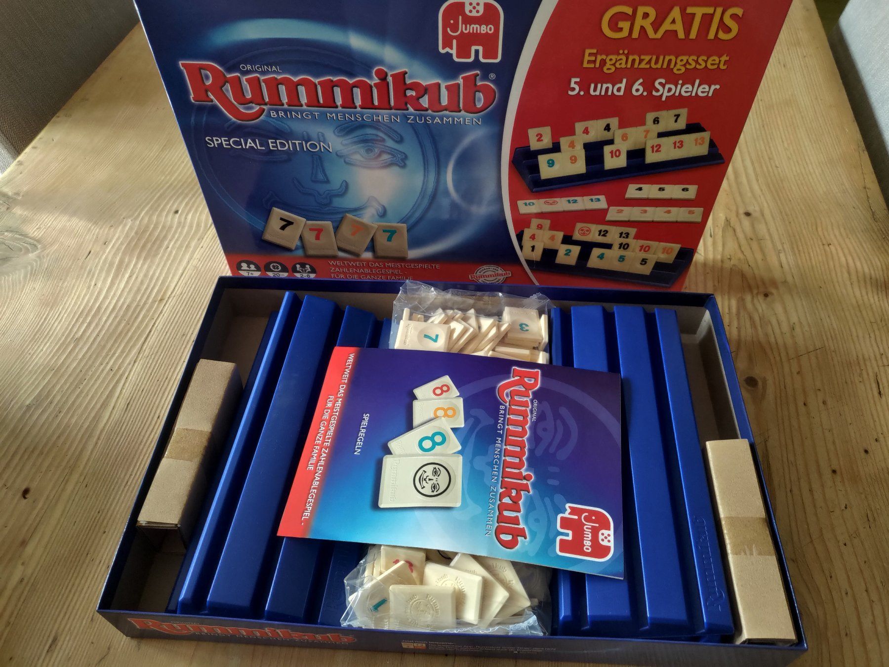 Rummi inkl. Ergänzungsset für 5 bis 6 Spieler (Neu (gemäss Beschreibung ...
