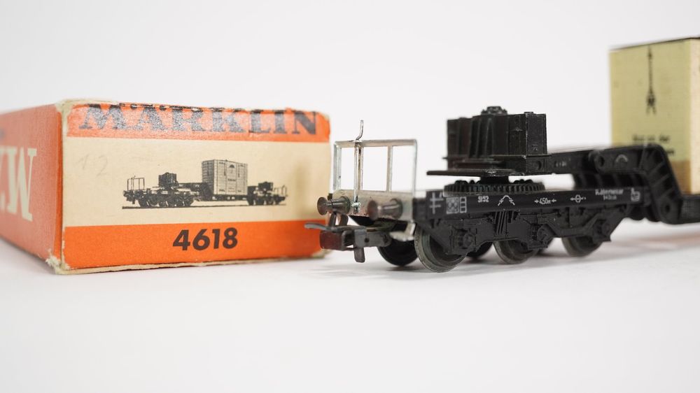 e44 Märklin 4618 DB Schwertransportwagen | Bastelware | Kaufen auf Ricardo