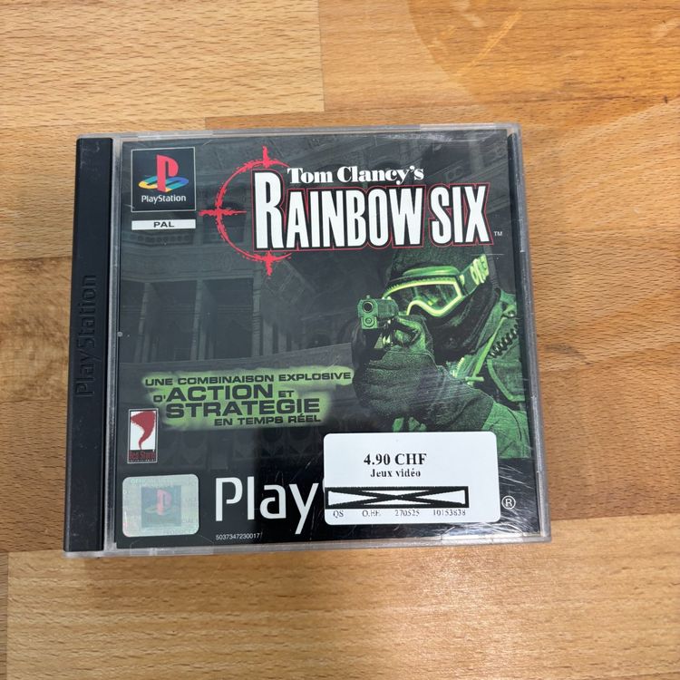 Rainbow Six PS1 - Jeu PlayStation 1 - Tom Clancy's (Gebraucht) in ...