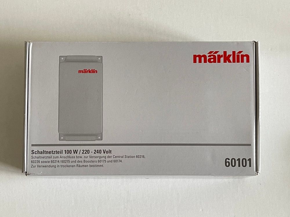Märklin Schaltnetzteil 100 W / 220-240 Volt 60101 (Neu (gemäss ...