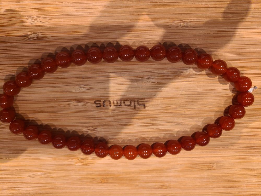 Collier de pierre orange 36 cm | Kaufen auf Ricardo